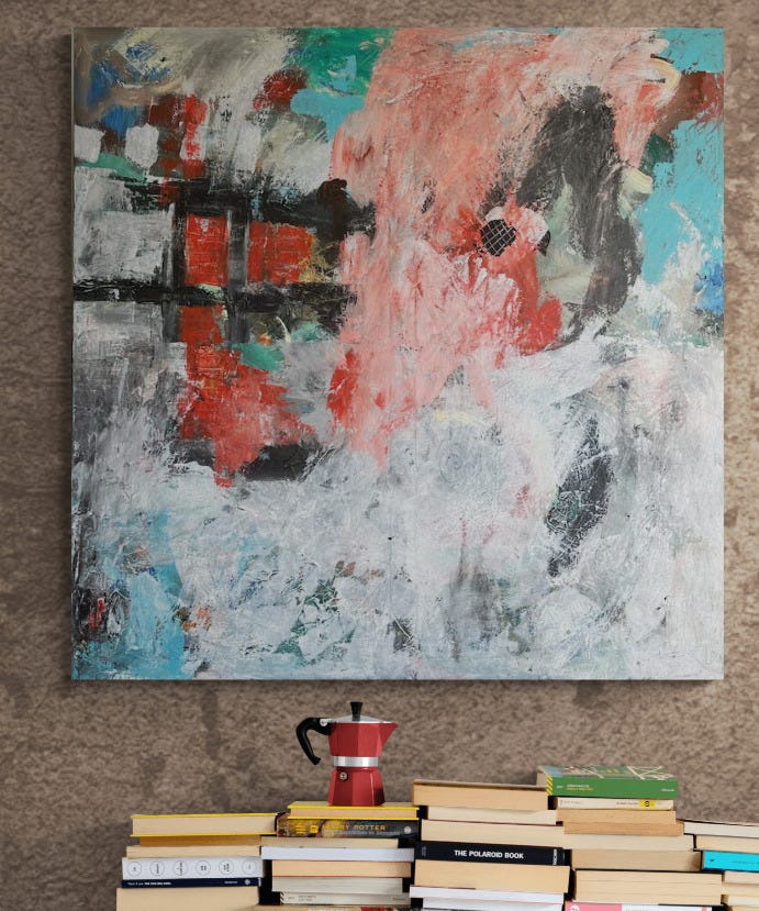 Trapped in my painting - by David Bell - davidbell.art