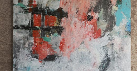 Trapped in my painting - by David Bell - davidbell.art