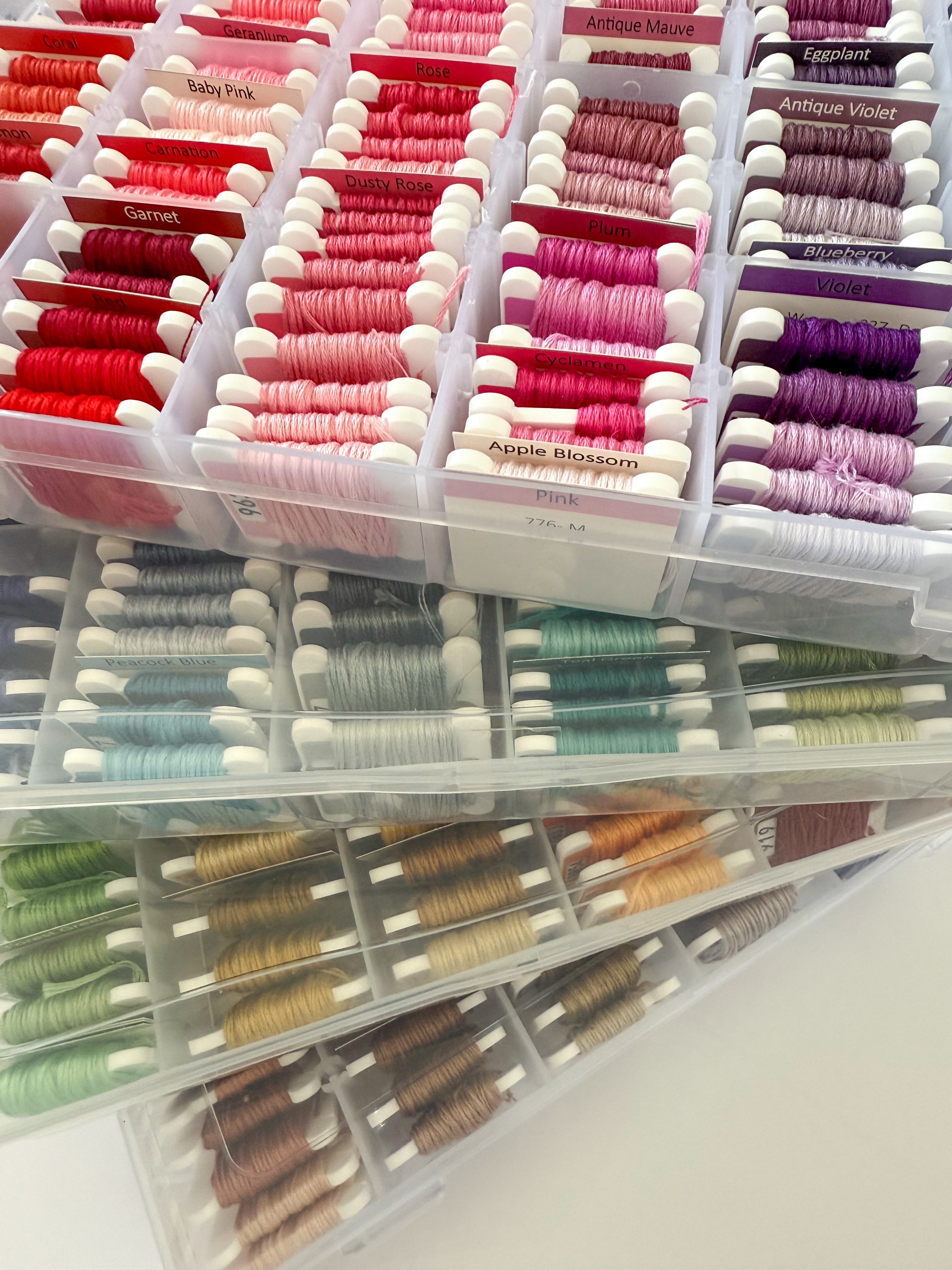 How I Organize My Embroidery Floss Collection