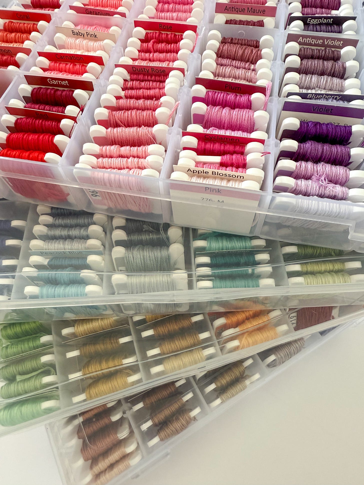 How I Organize My Embroidery Floss Collection