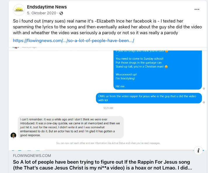 Who made "Rappin' for Jesus?" - by Russell Sprout