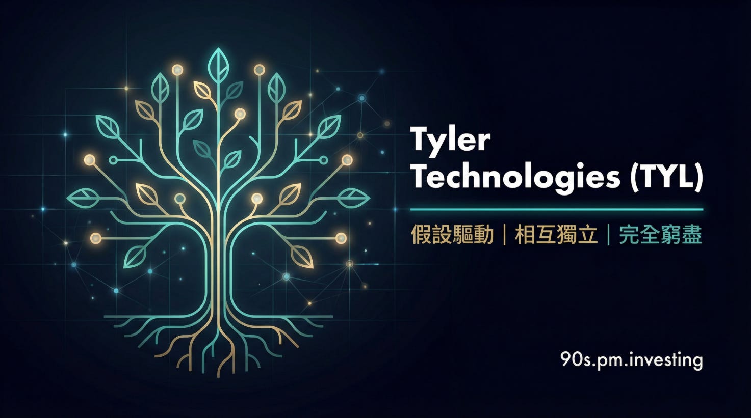 Tyler Technologies（TYL）- 我們畫樹 - 90s.pm.investing