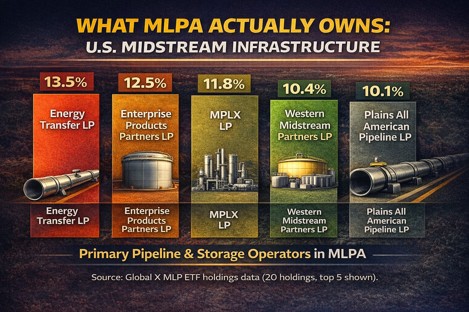 Global X MLP & Energy Income ETF (MLPA): Income From the Backbone of ...