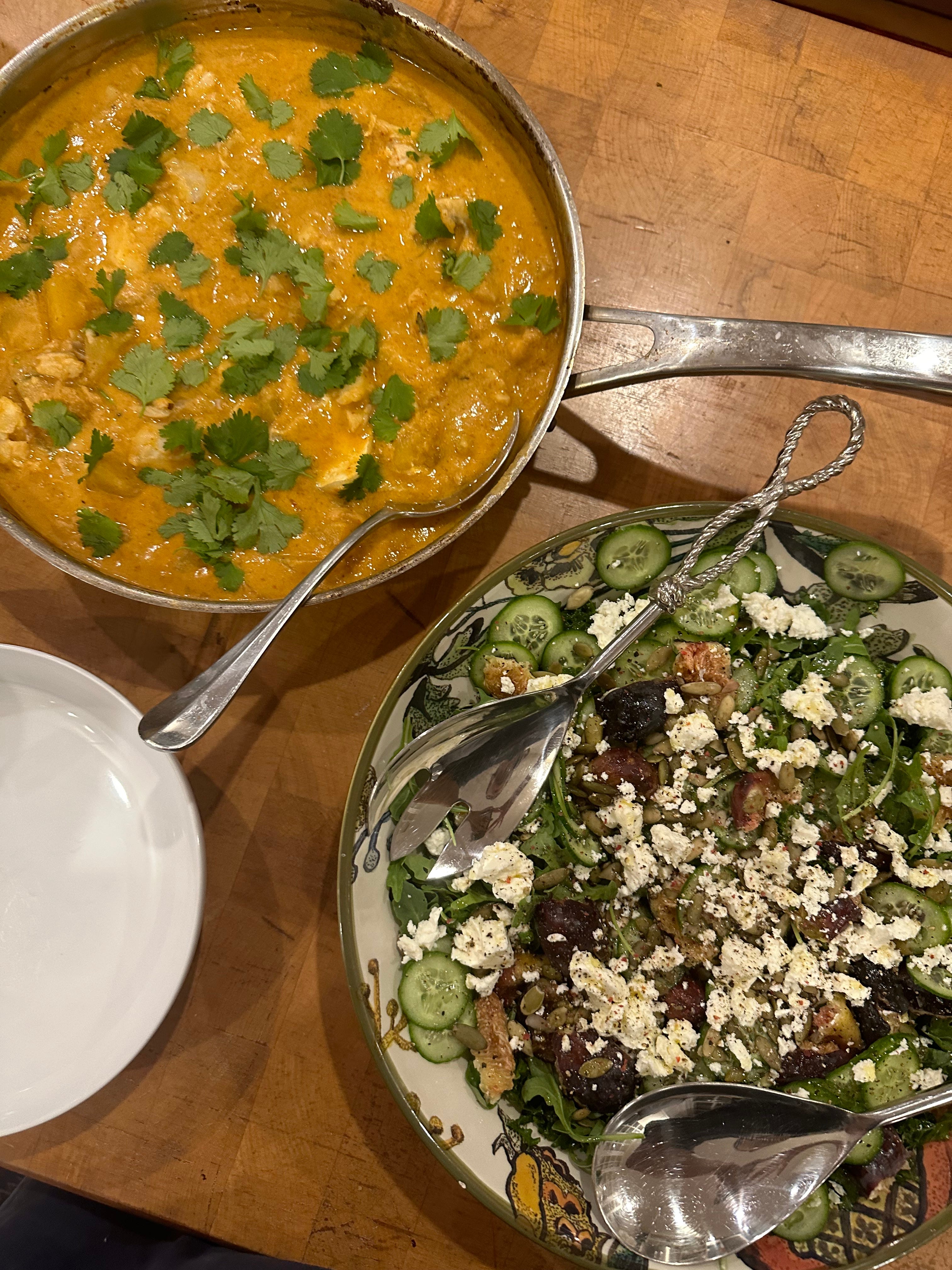 Cod & Squash Coconut Curry - by Laila Mirza