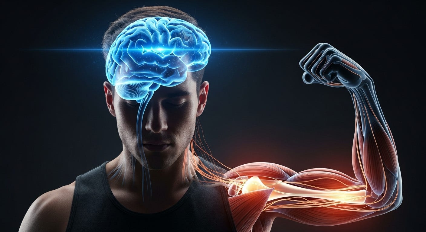 Mind Over Muscle: The Neuroscience of Visualizing Gains