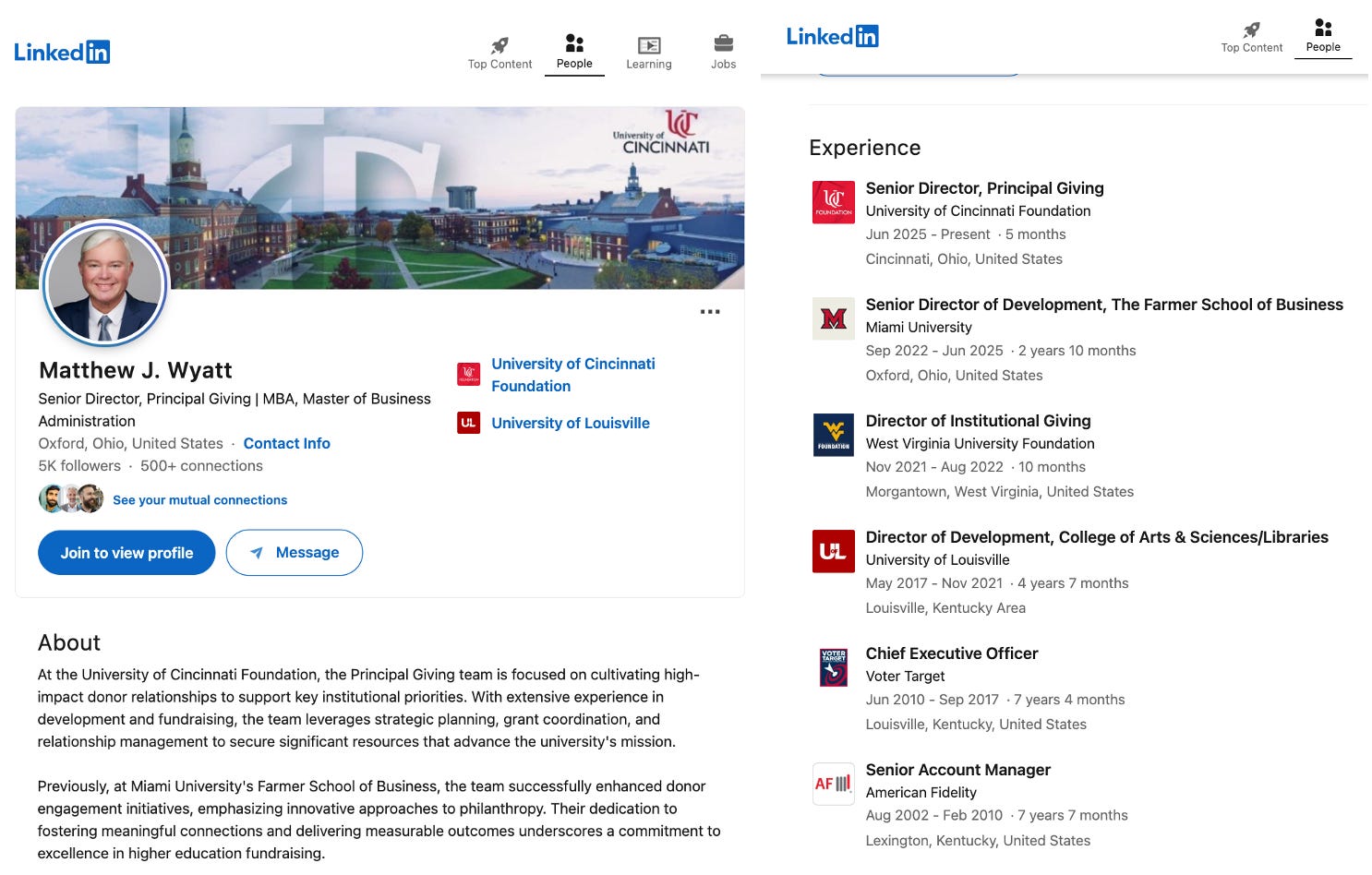 The Psychological Projection of Matt Wyatt.