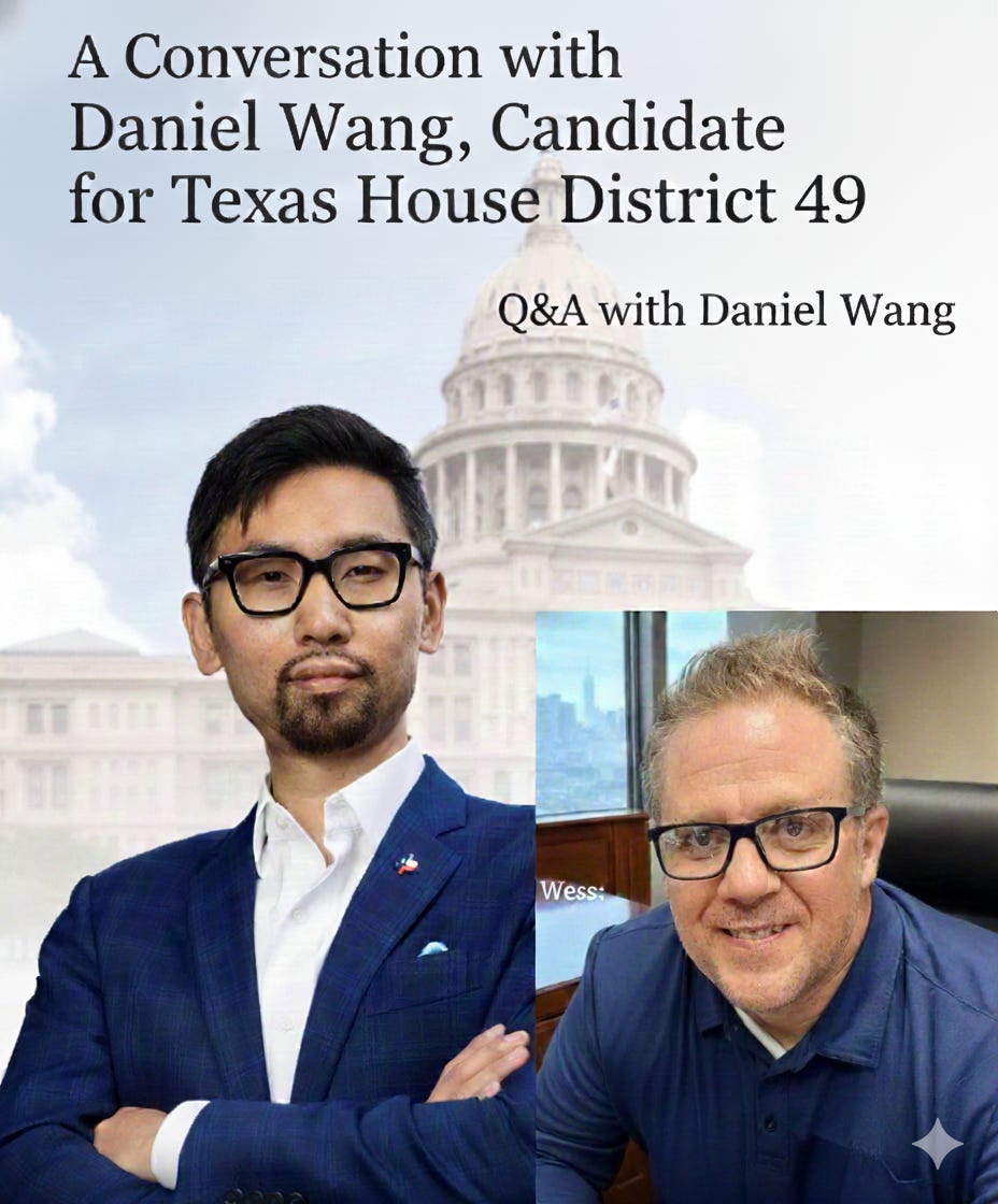 Exclusive: A Conversation with Daniel Wang, Candidate for Texas House ...