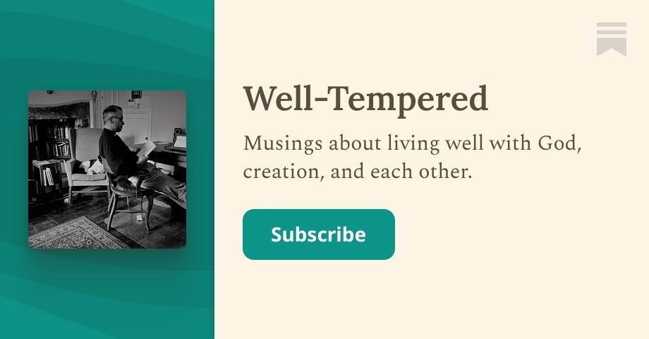 Well-Tempered | Mark Clavier | Substack