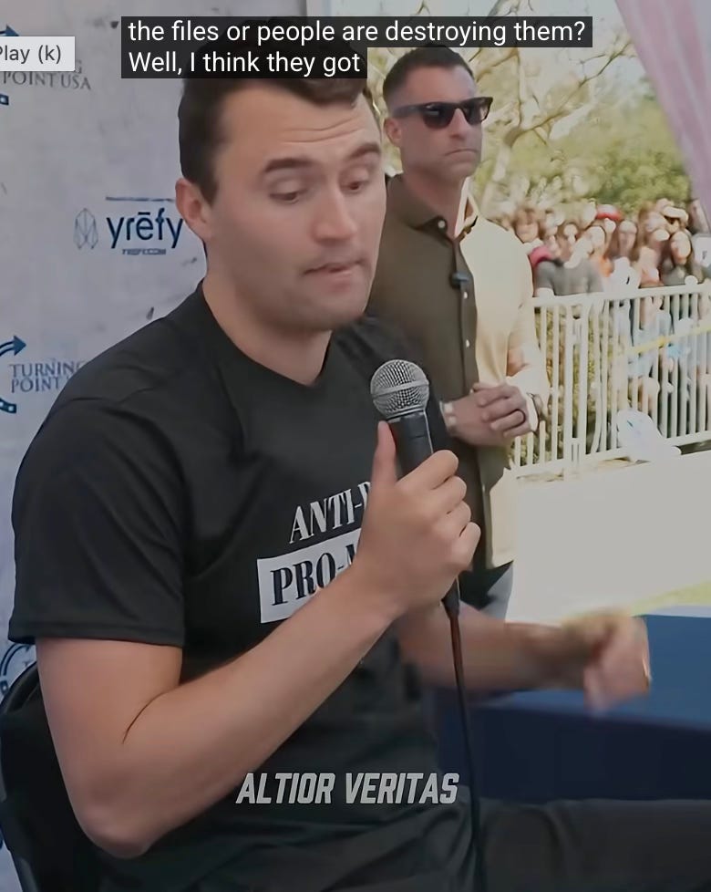 Charlie Kirk, Epstein, and the Politics of Transparency