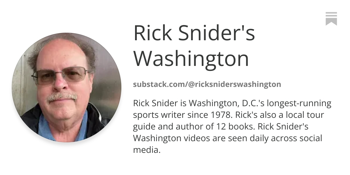 Rick Snider's Washington | Substack