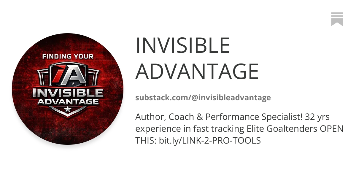 INVISIBLE ADVANTAGE | Substack