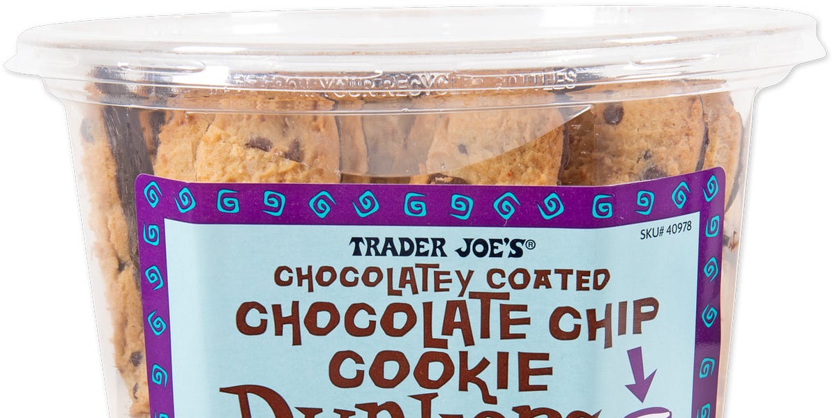 Trader Joe's Tuesday Treats: Chocolatey Coated Chocolate Chip Cookie ...