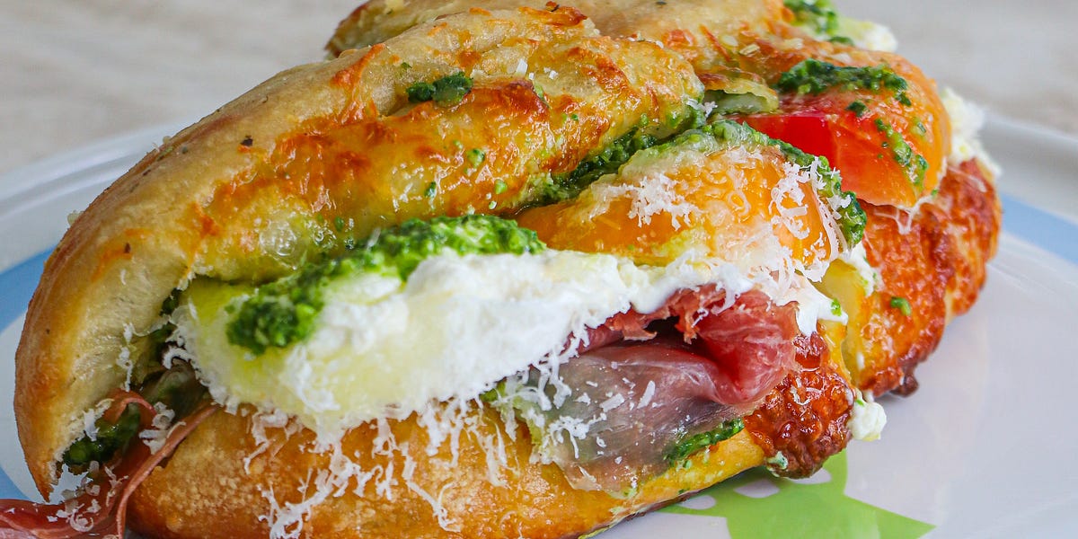 Pizza Crust Italian Sandwich - by Sami Schnur