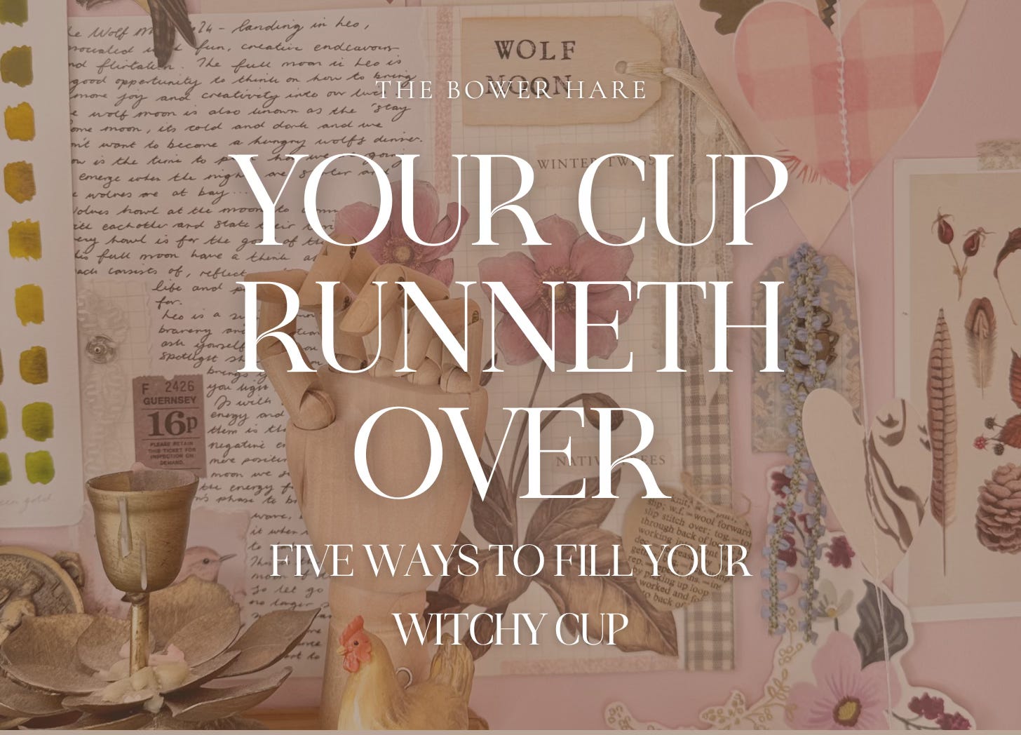 Your Cup Runneth Over - by Laura Derbyshire