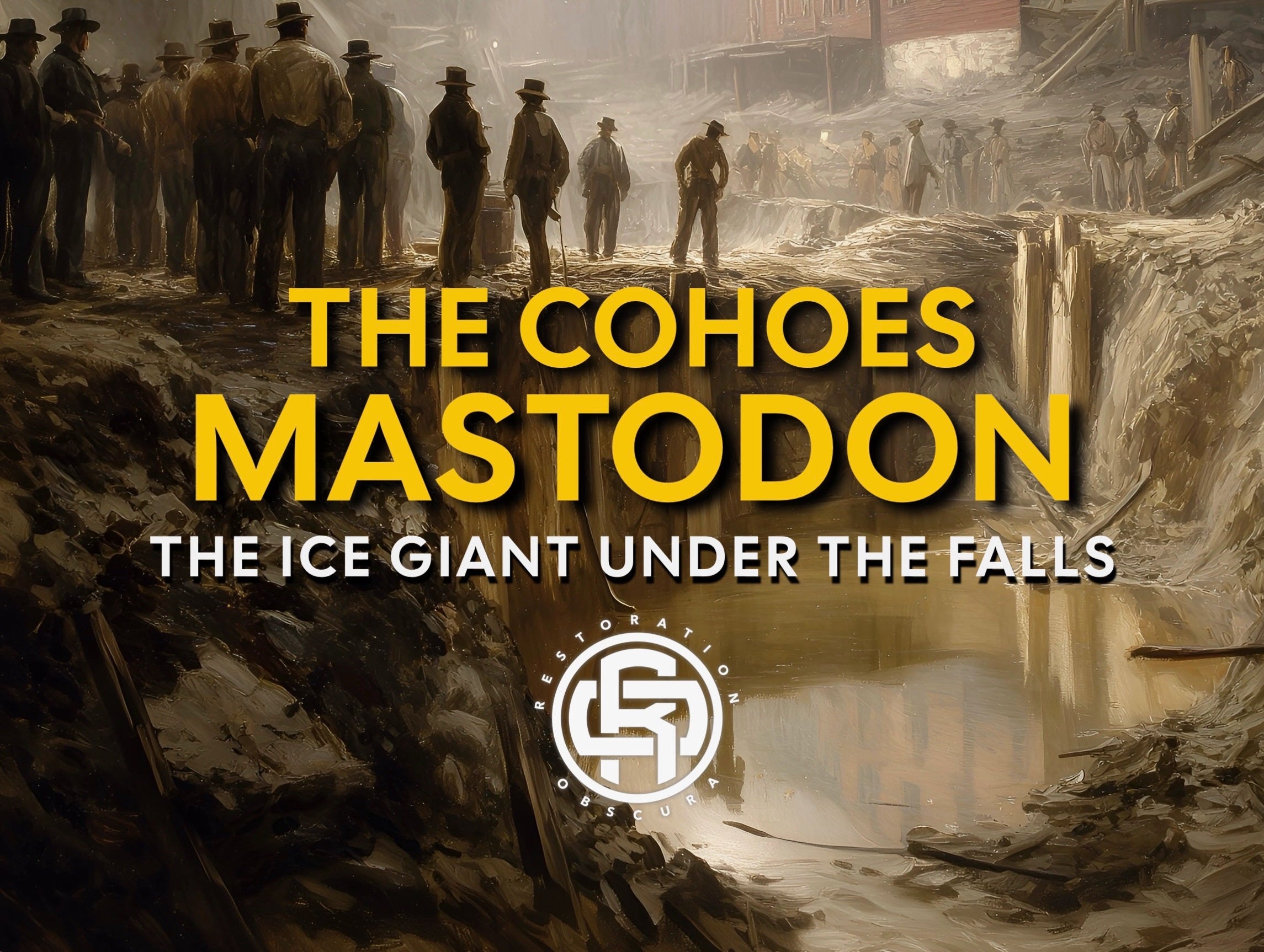 The Cohoes Mastodon - by John Bulmer - Restoration Obscura
