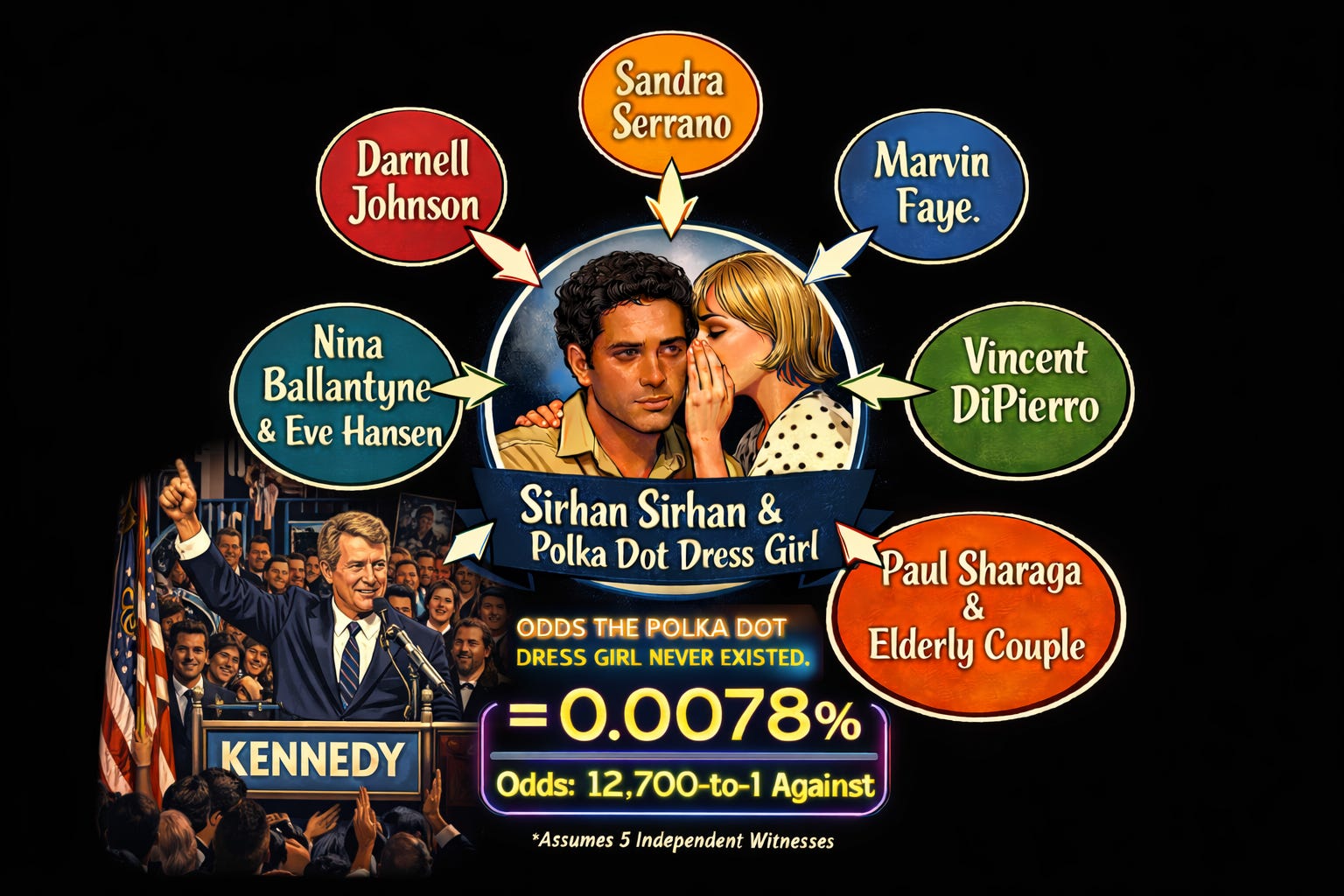 RFK, Polka Dots, Near Shots on TRUMP, with Cell Phone Pings from DC and ...
