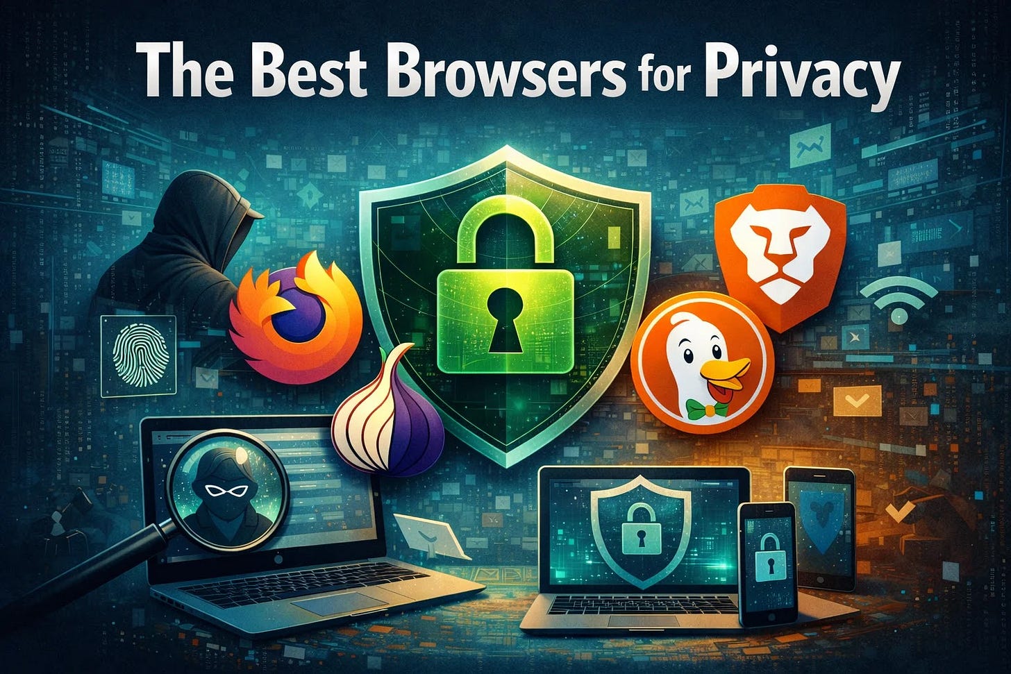 The Best Browsers for Privacy - by zeddev - SyncsUp Tech