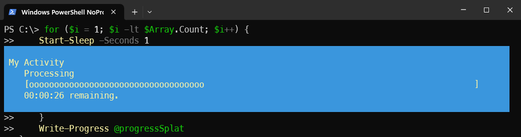 Using Progress bars in loops - by Jason Diaz