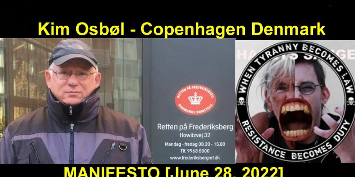 Kim Osbøl Copenhagen Denmark MANIFESTO! (Reloaded) [June 28, 2022]