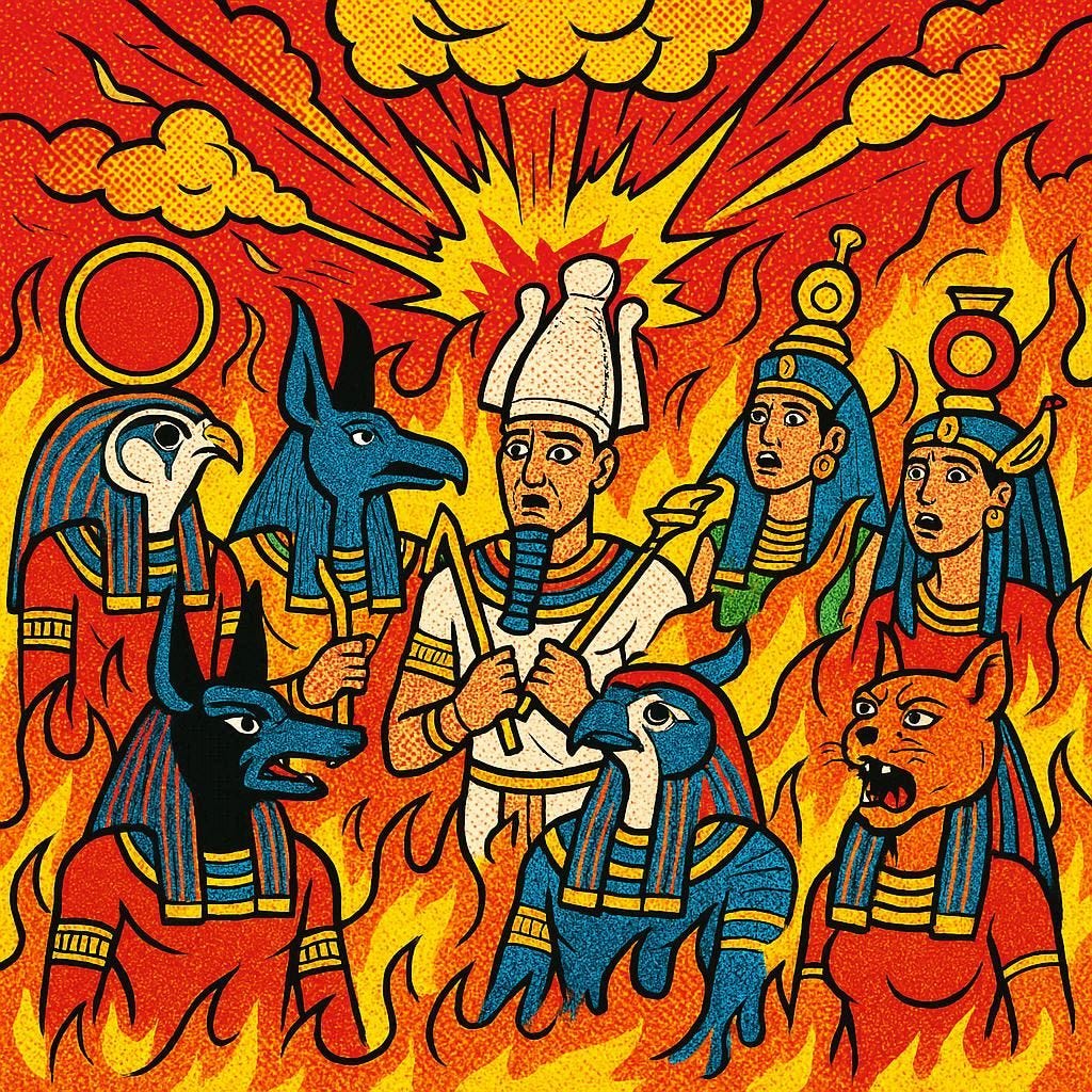 10 Plagues and the Egyptian gods - by Zack Duncan