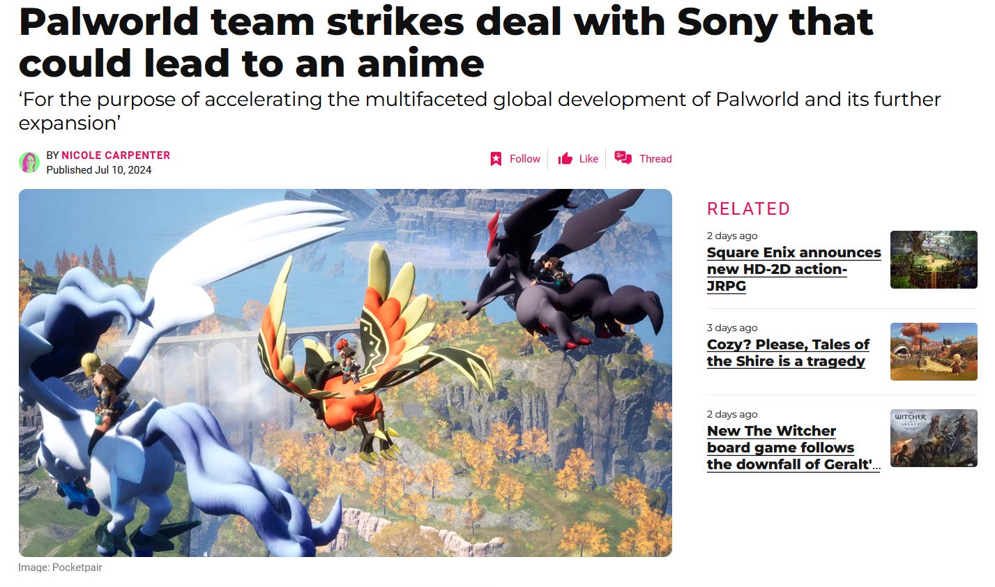 The Truth About The Palworld Lawsuit