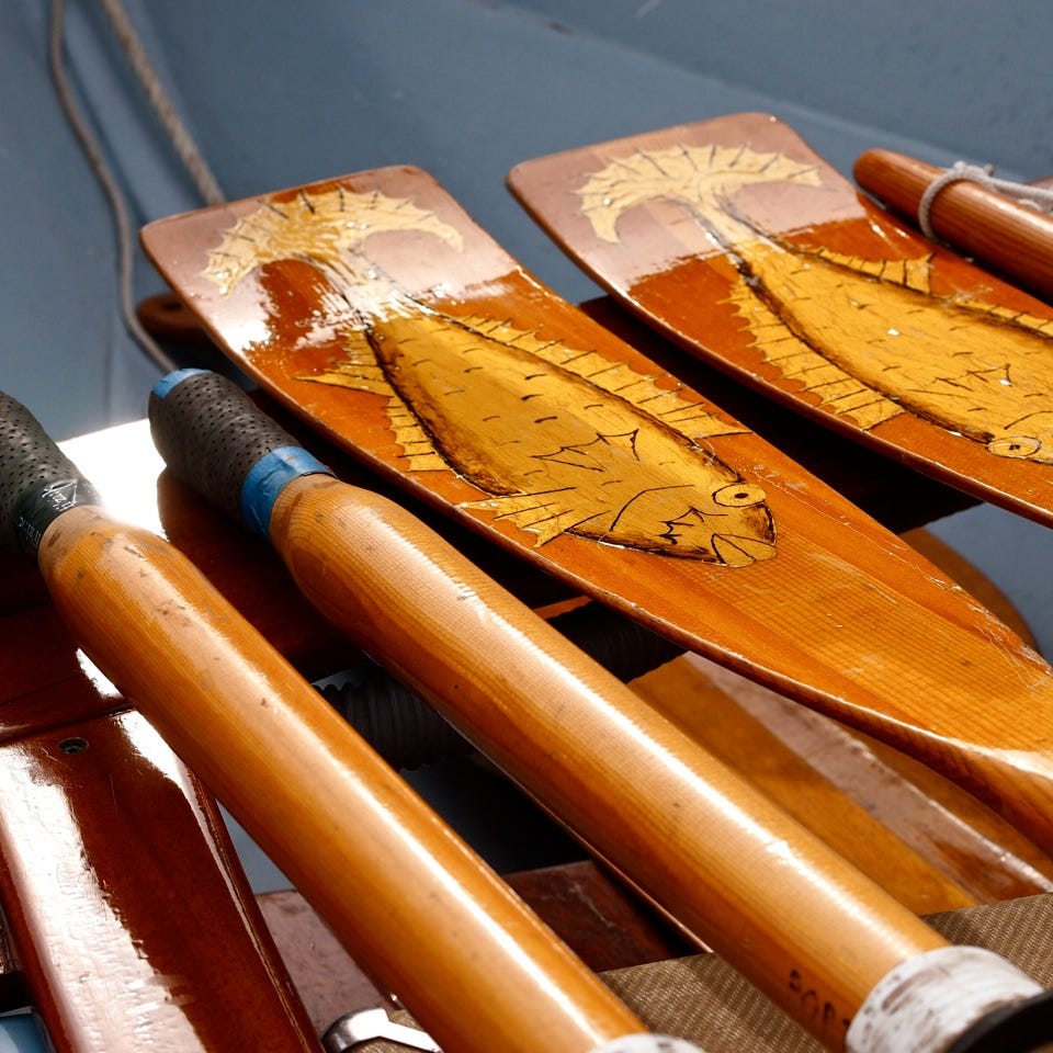 Boats, Oars and Rowing - by Marty Loken