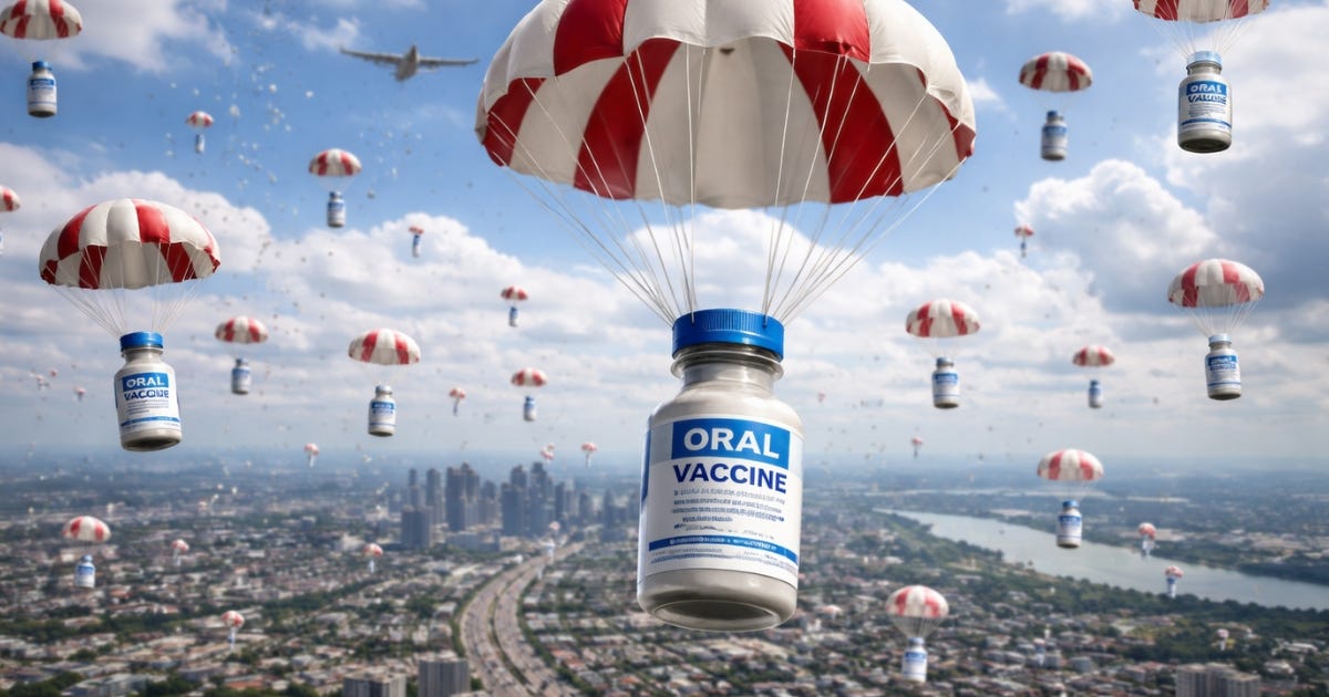 Live-Virus “Oral” Vaccines Are Being Air-Dropped Over Cities in Texas ...