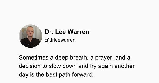 Dr. Lee Warren | Substack