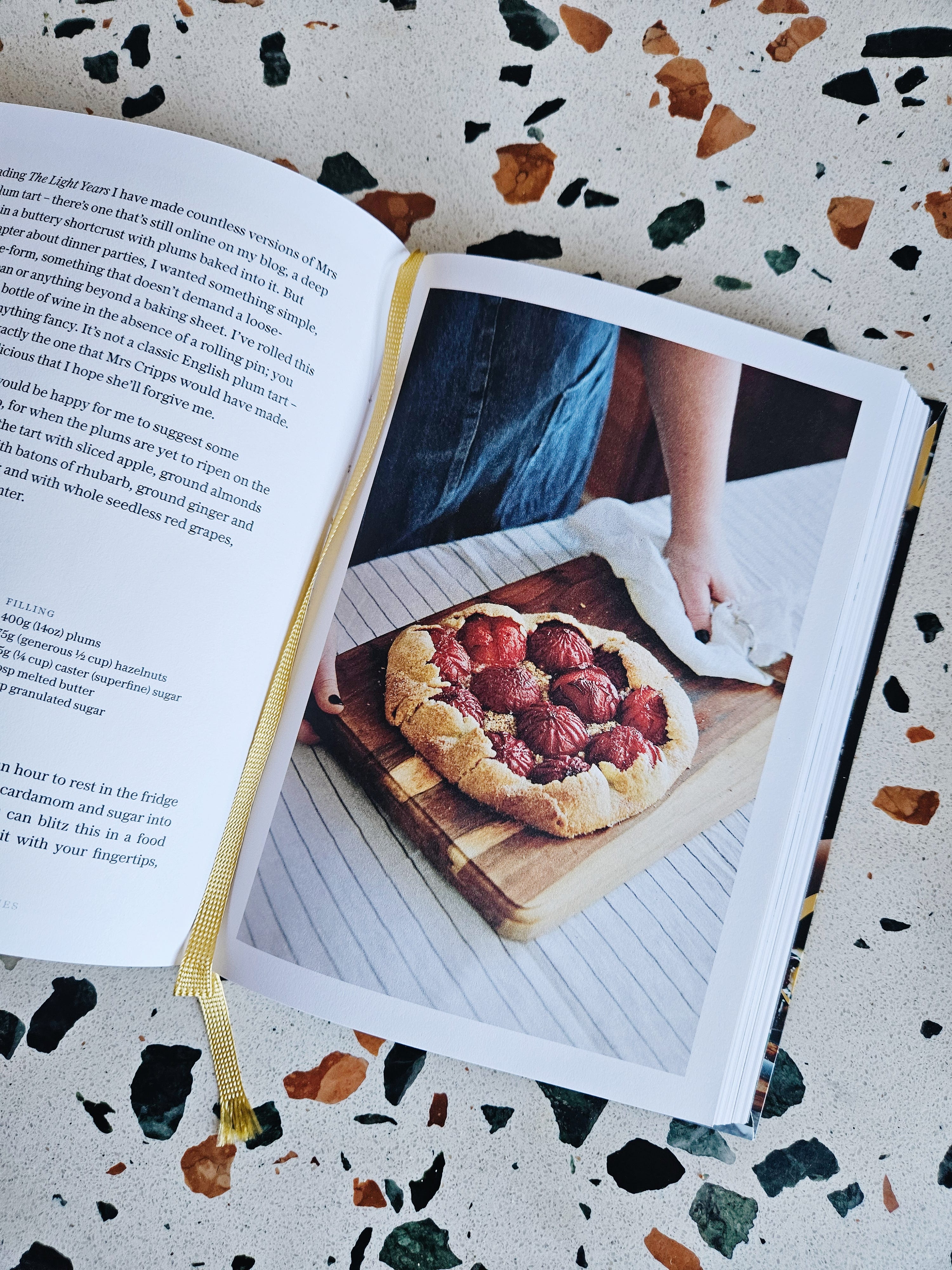 Plum and walnut crostata - by Emiko Davies
