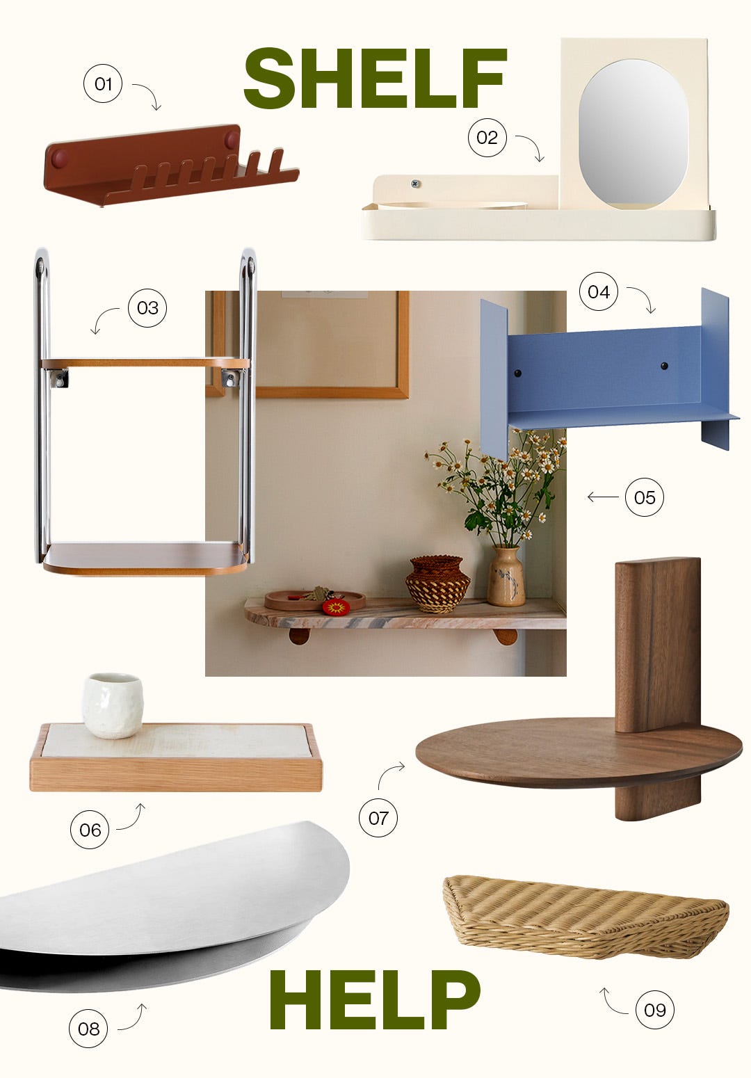 9 Mini Shelves That Are Bringing Me Maximum Joy