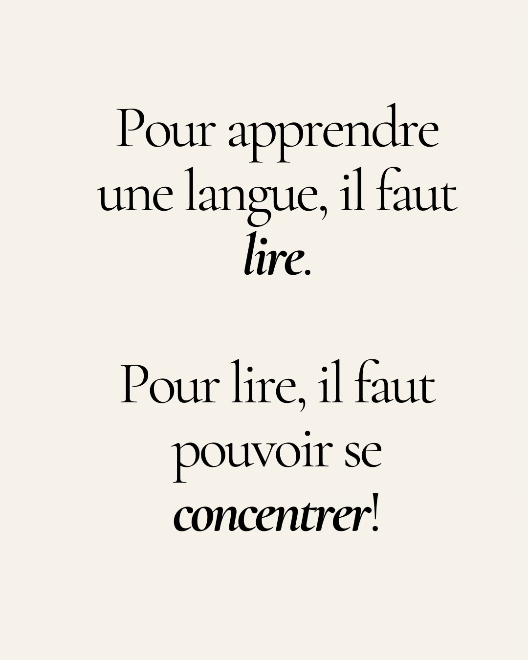 Comment recouvrer sa concentration - French With Frederic
