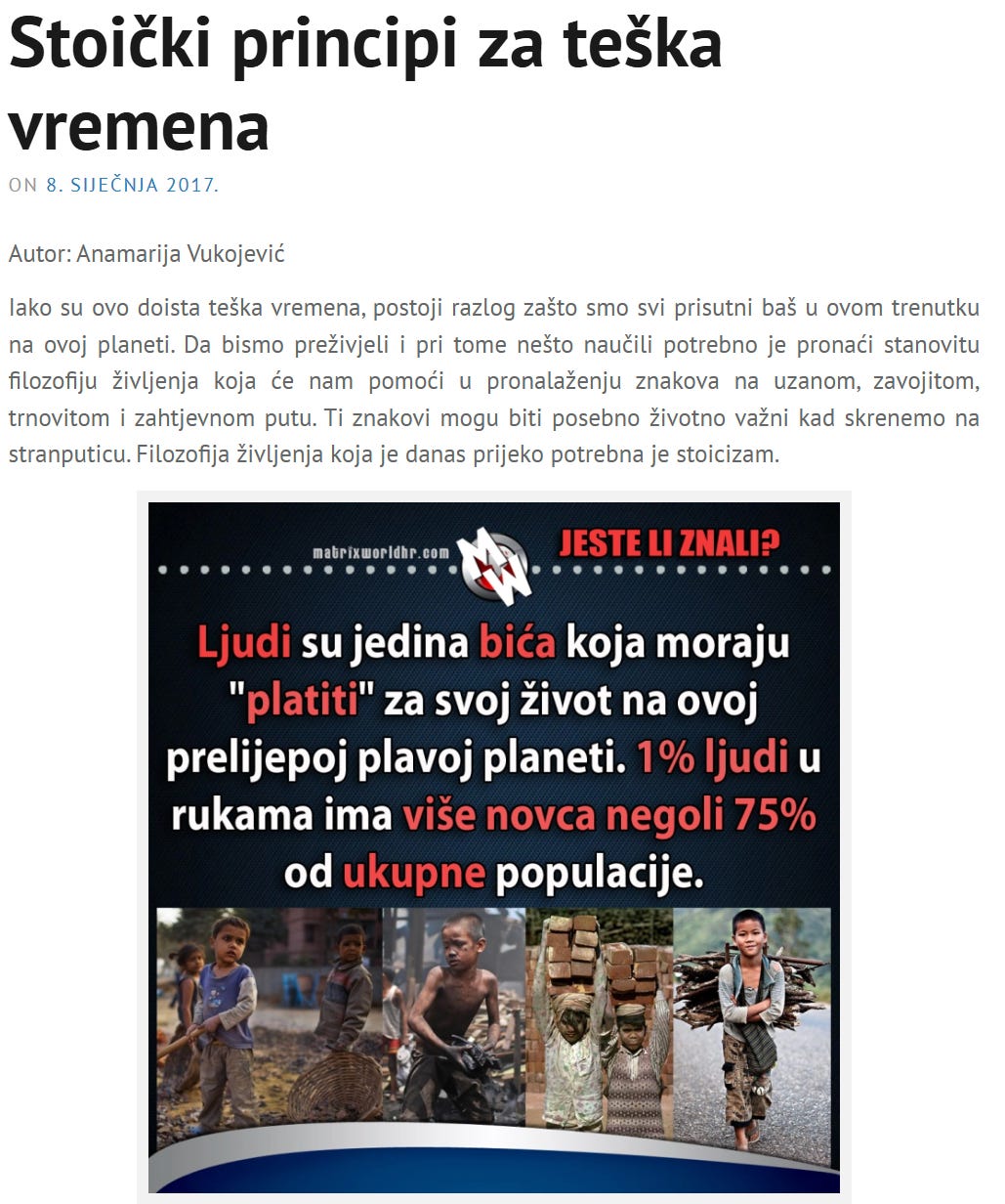 Balkanski stoicizam kroz crni humor - Matrix World