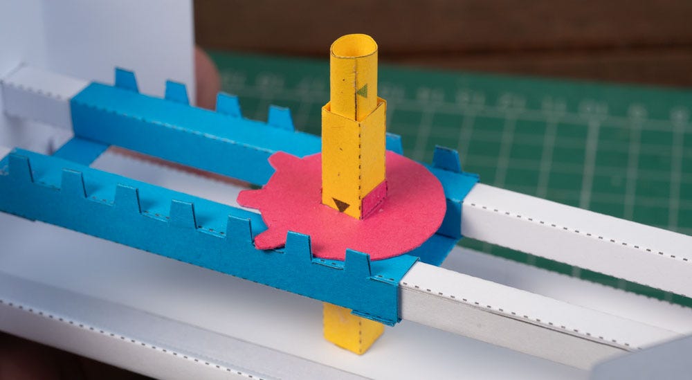 Reciprocating Rack Mechanism - Rob Ives Workshop Notes
