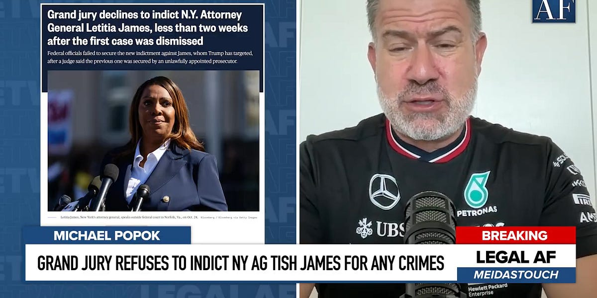 Trump DOJ Gets Totally Rebuked as Grand Jury Laughs at Scheme