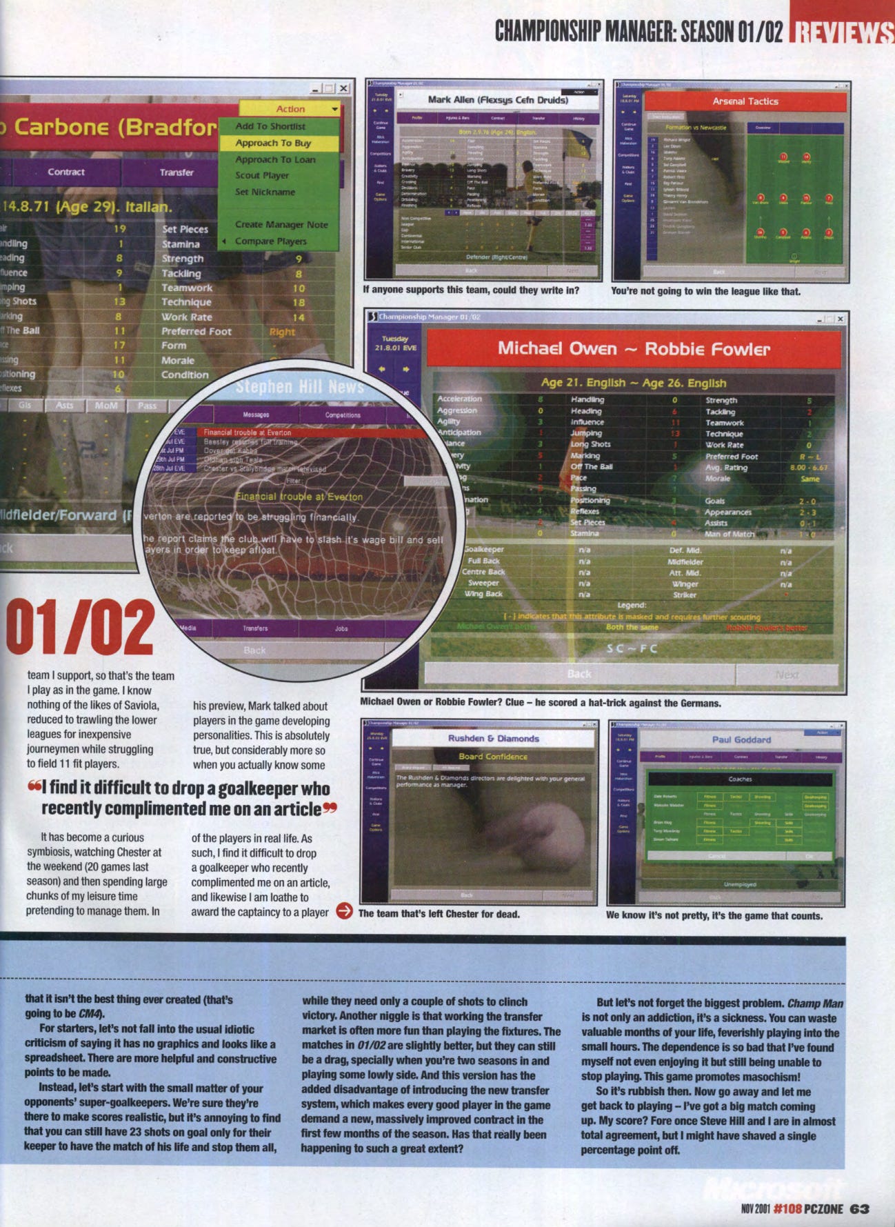 Championship Manager 01/02 - by Daniel Evensen
