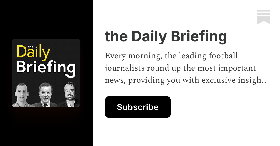 the Daily Briefing | Substack