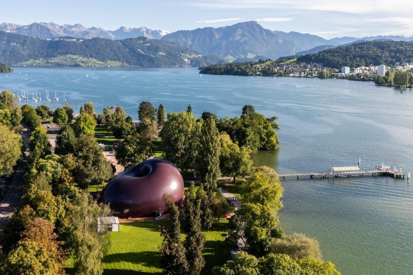 Anish Kapoor's Ark Nova concert hall arrives in Switzerland