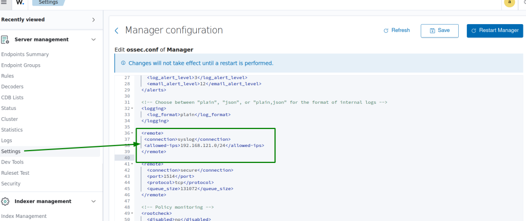 Forward Windows events using Rsyslog to Wazuh