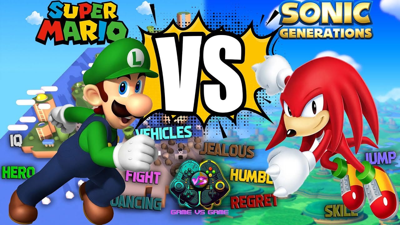 Sonic vs. Mario #2: Luigi vs. Knuckles - by Lukáš Dudek*