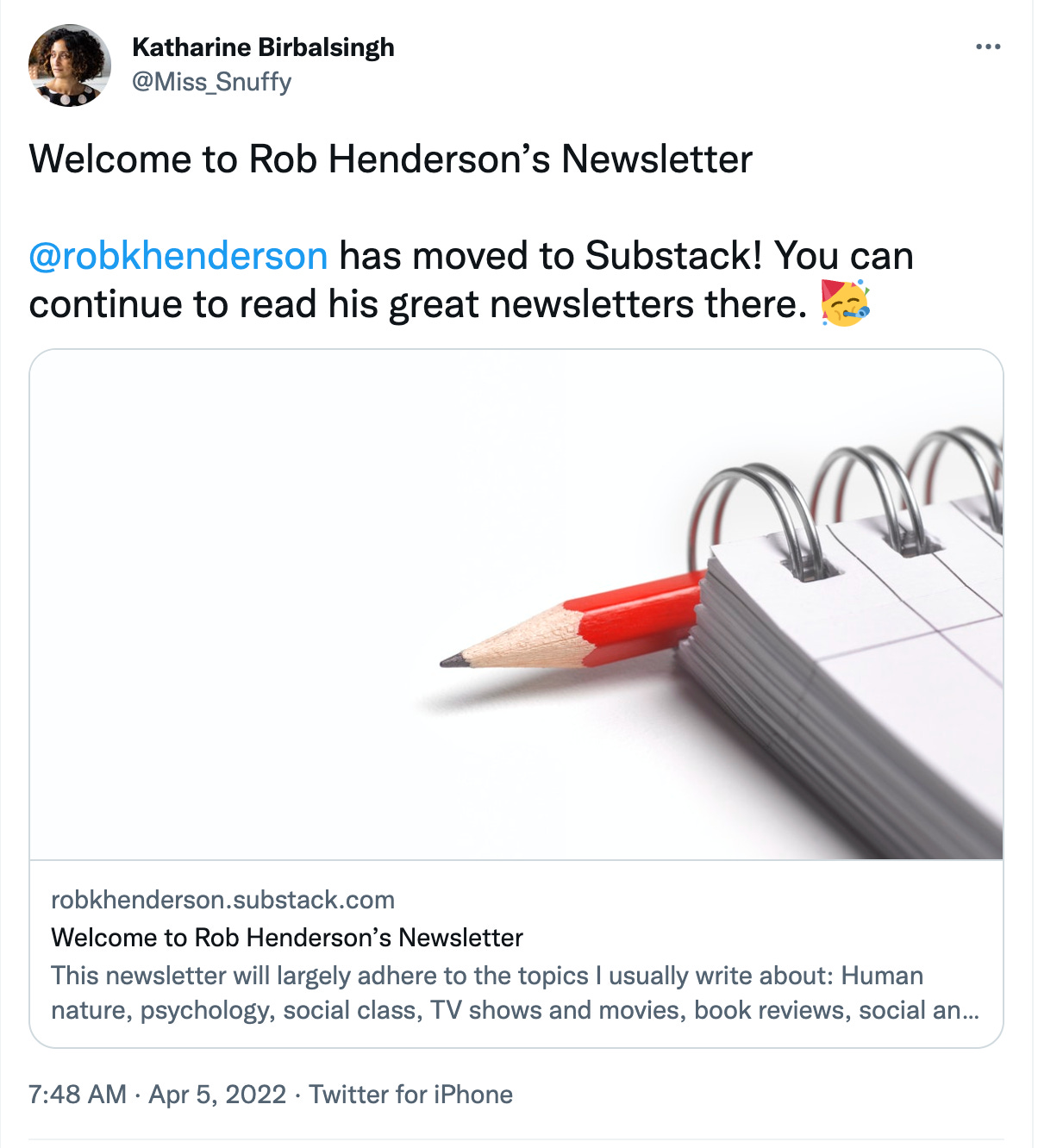 About - Rob Henderson's Newsletter