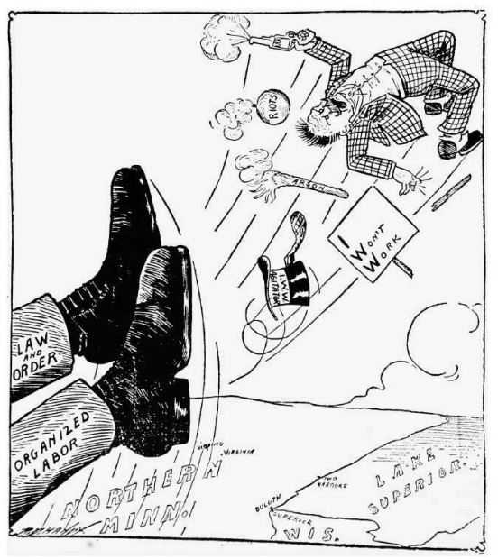 American anti-Bolshevik political cartoons during the First Red Scare