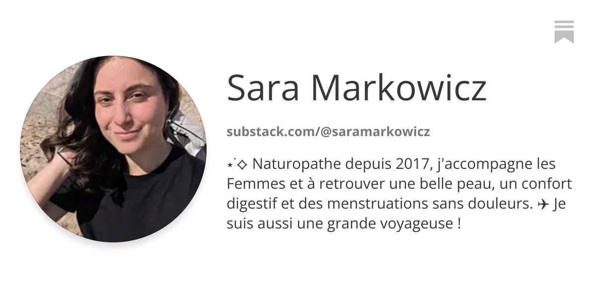 Sara Markowicz | Substack