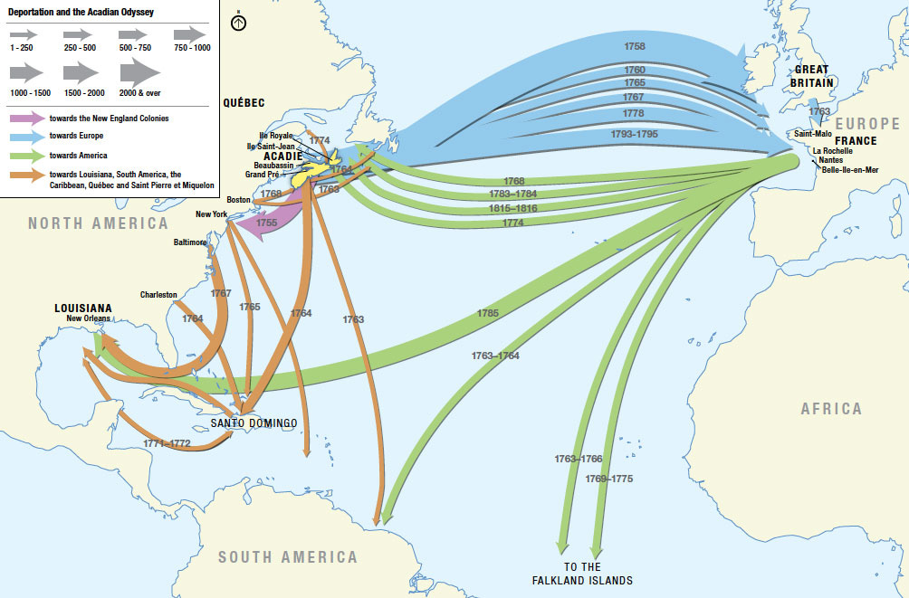 The Acadian Expulsion - Deportation and the Development of Dialects