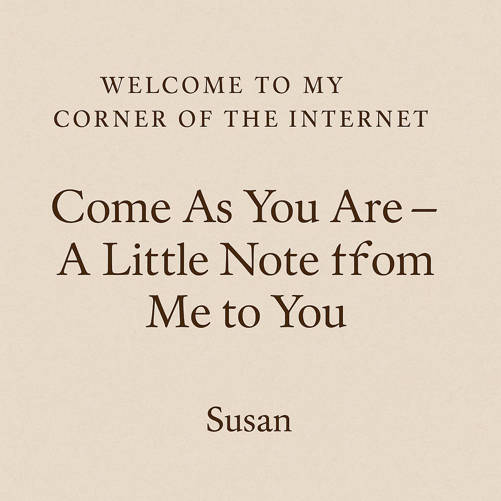 Welcome to My Corner of the Internet