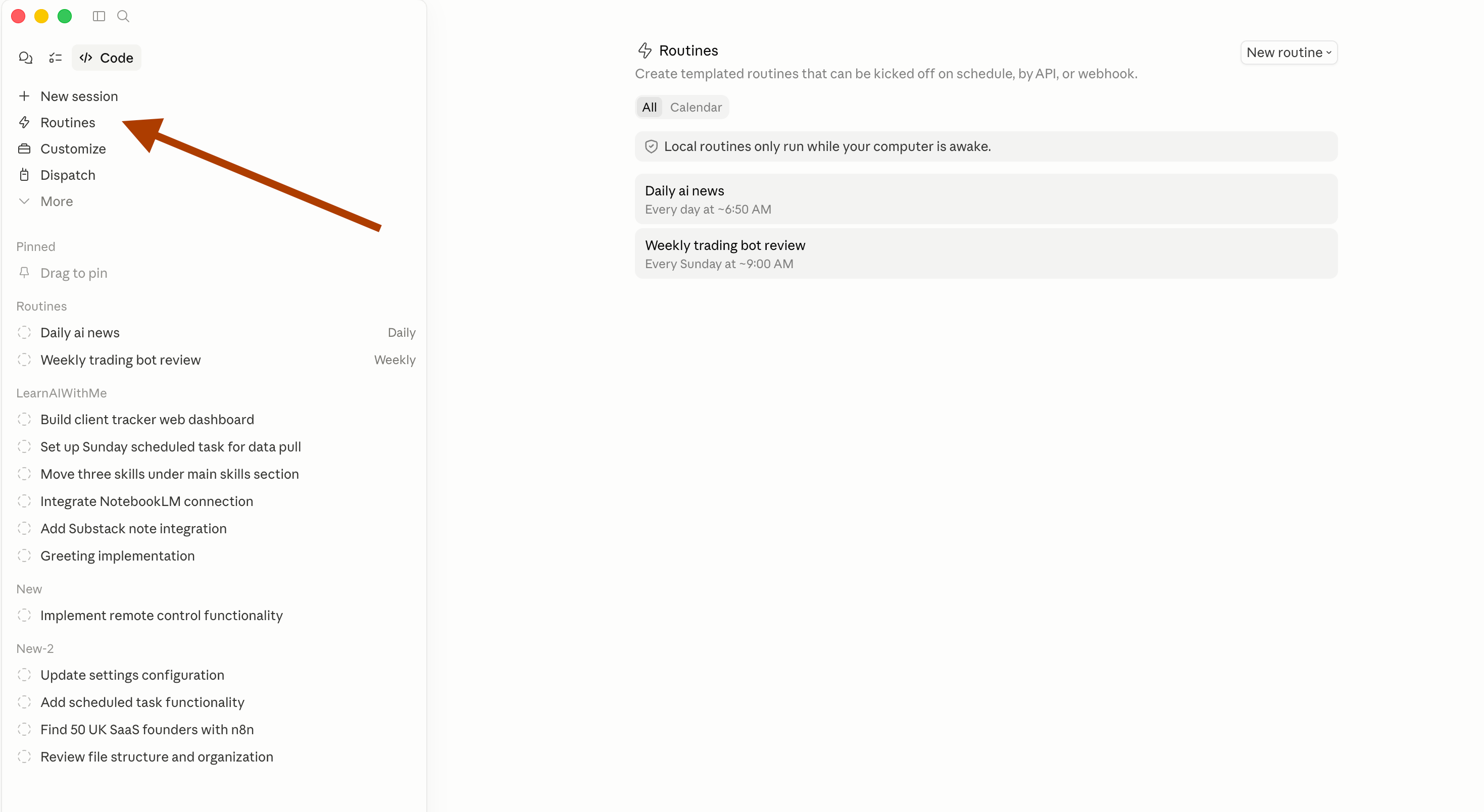 Claude Code Part 7: I Built 2 Overnight Routines (One Prompt Each)
