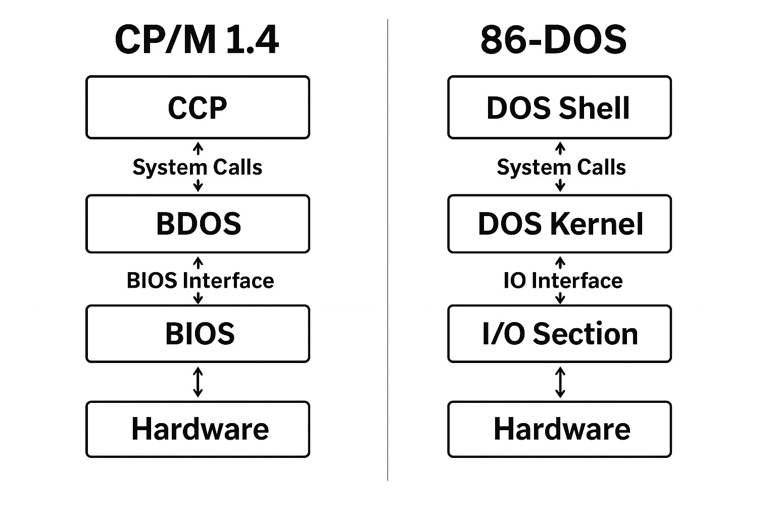 How Much of CP/M’s Design Ended Up in MS‑DOS?