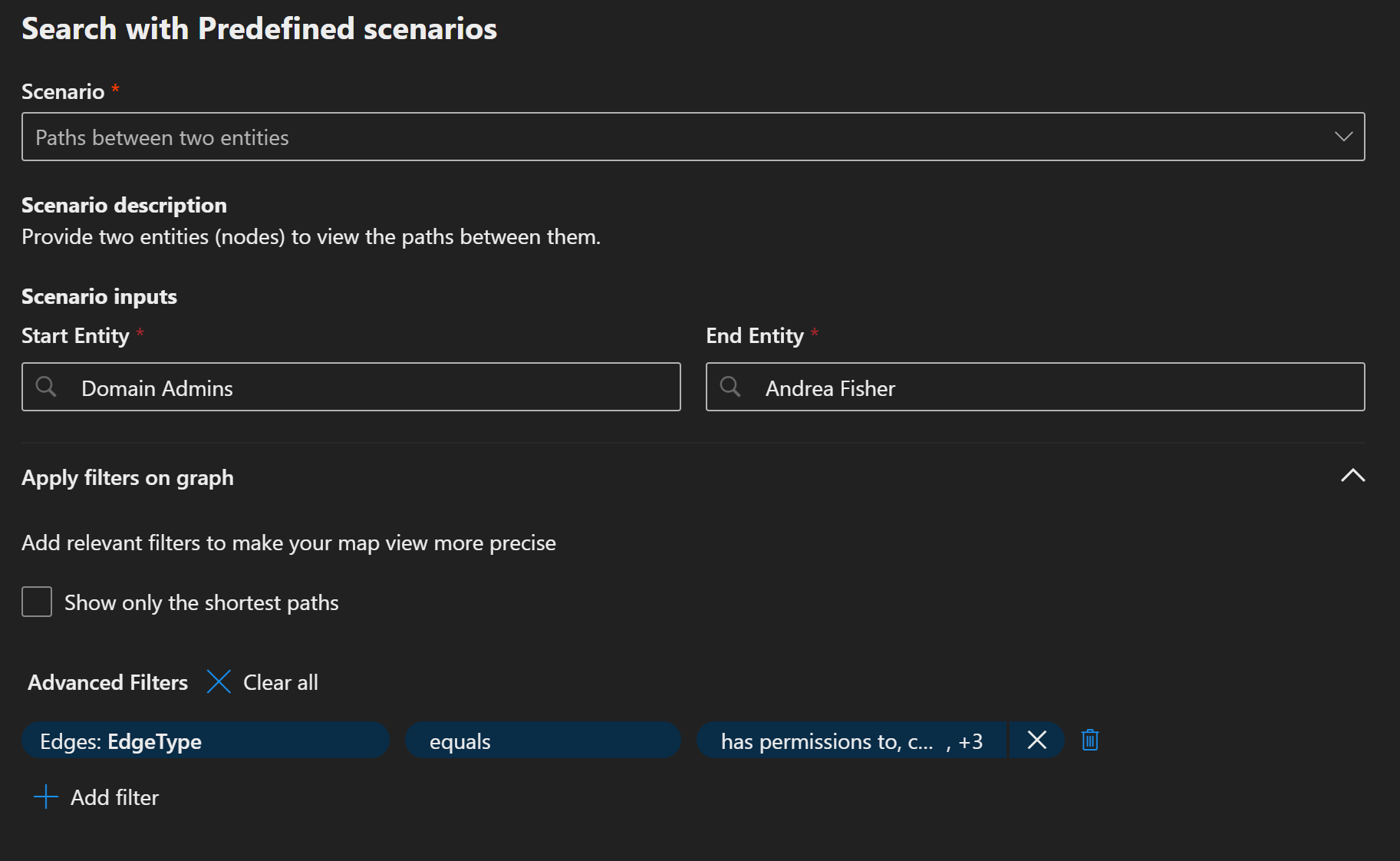 Visual threat paths with the Hunting graph in Sentinel