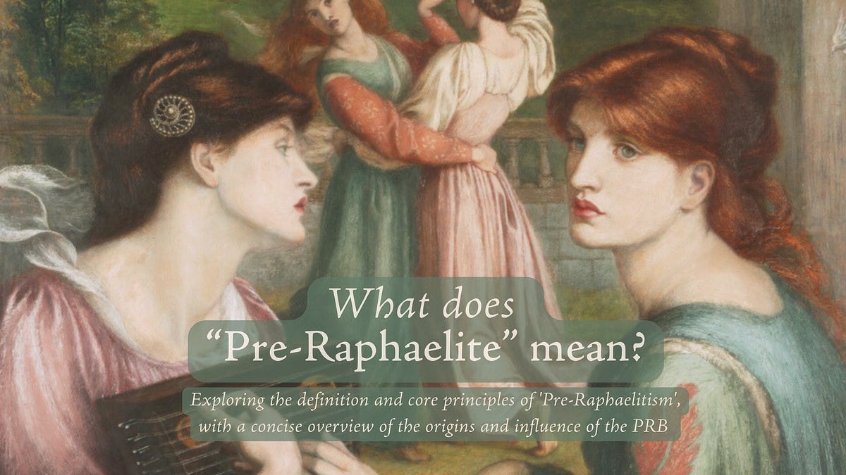 pre raphaelite philosophy