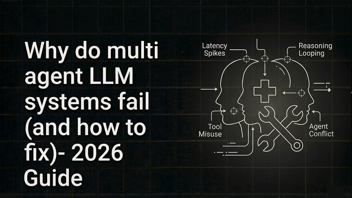 Why do multi agent LLM systems fail (and how to fix)- 2026 Guide