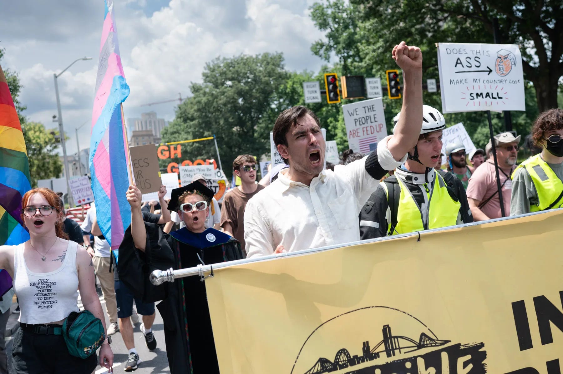 AI protests from around the world - by Rachel Shu